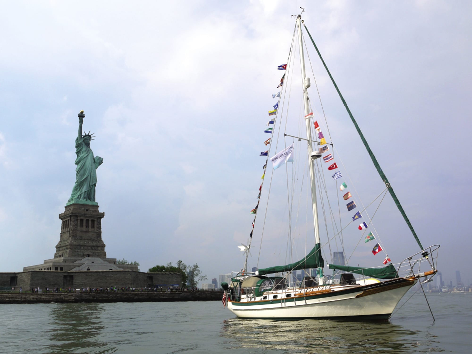 Anchoring by Lady Liberty
