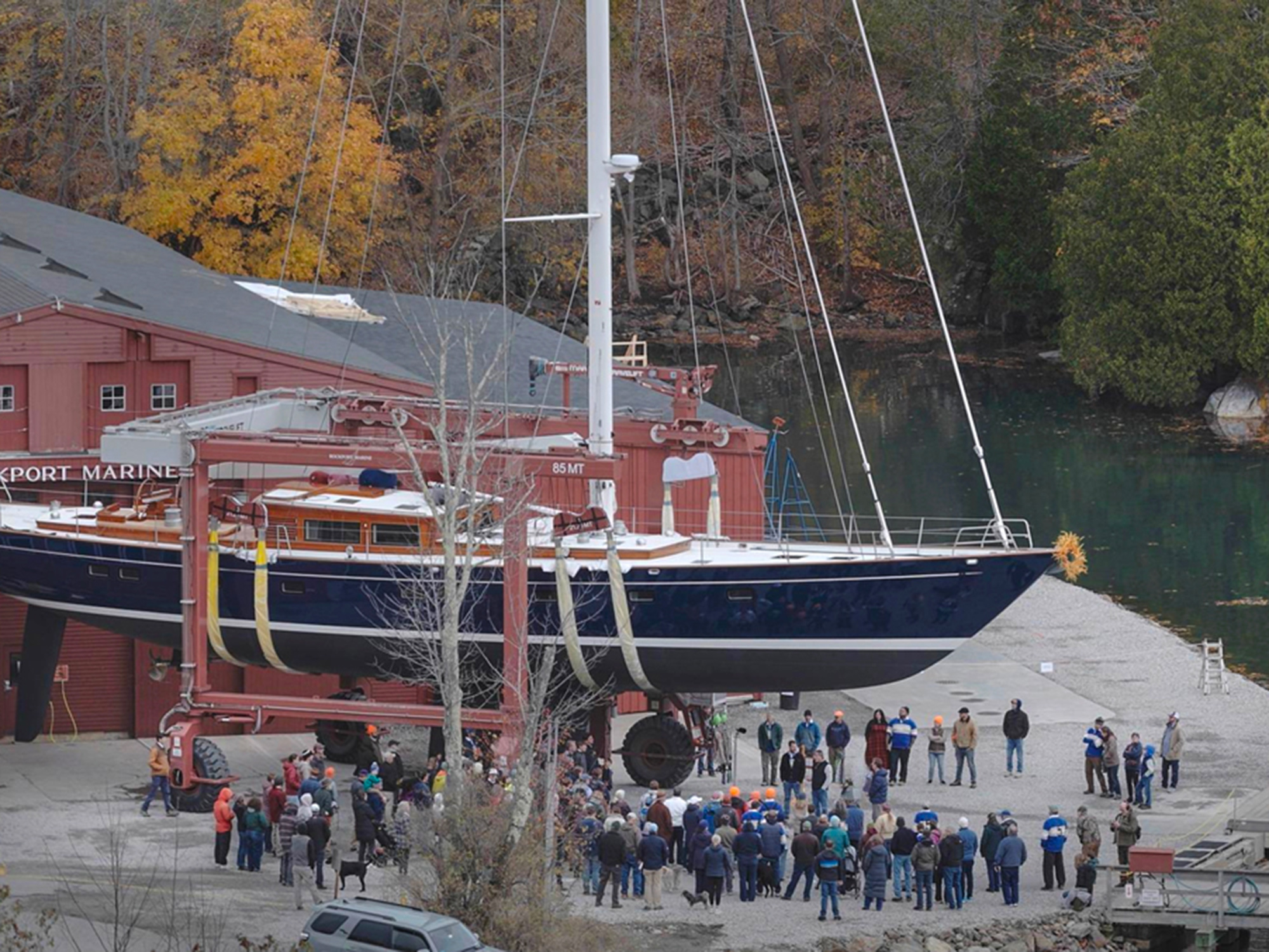 Rockport Marine Launches 95-Foot Sailing Yacht Ouzel